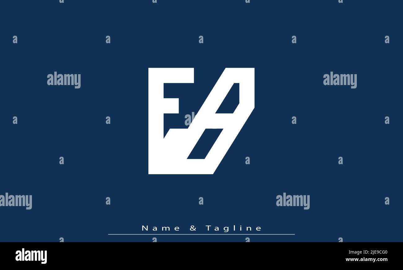 Alphabet letters Initials Monogram logo EB , BE Stock Vector Image ...