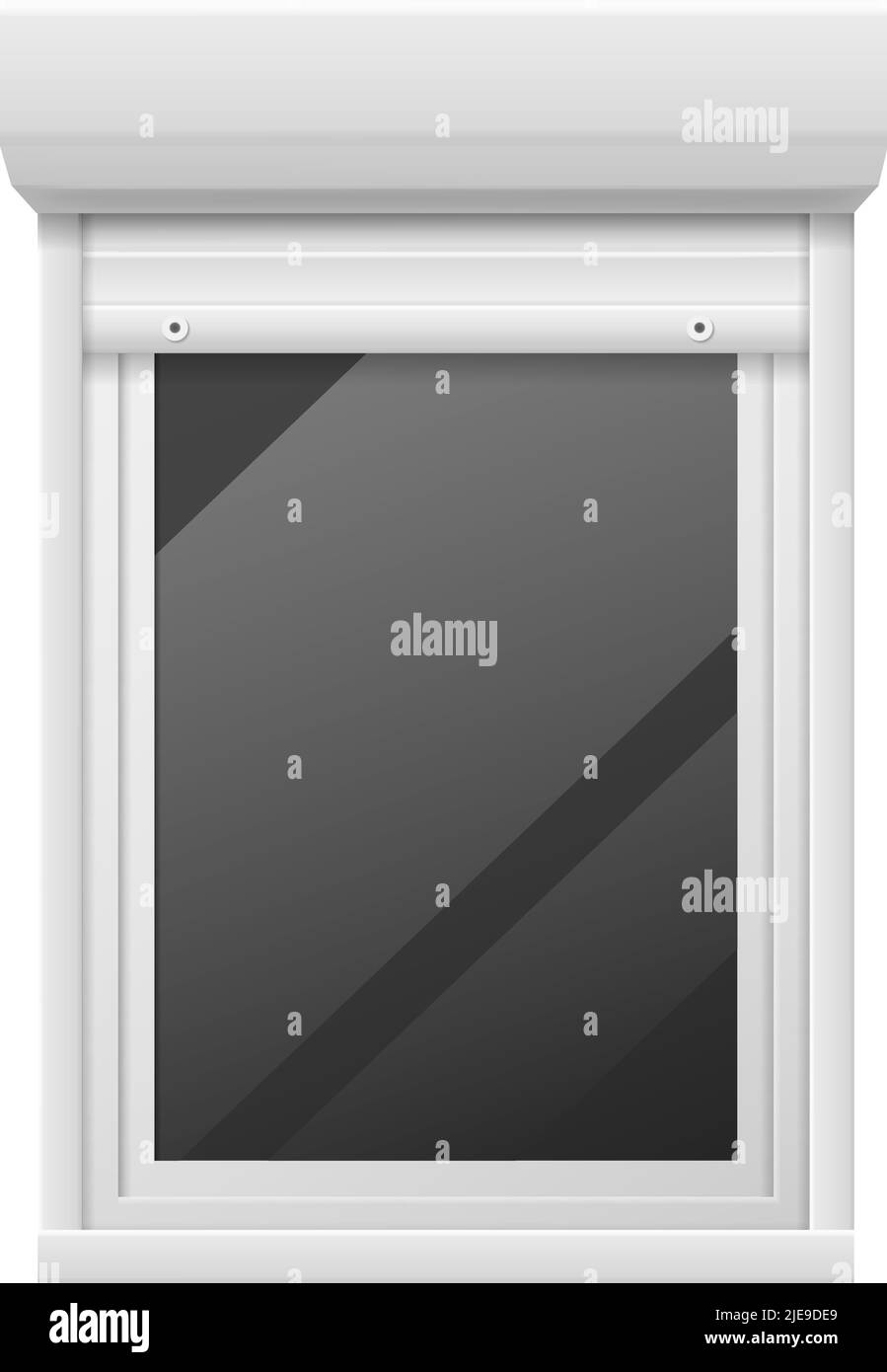 Open window shade Stock Vector Images - Alamy