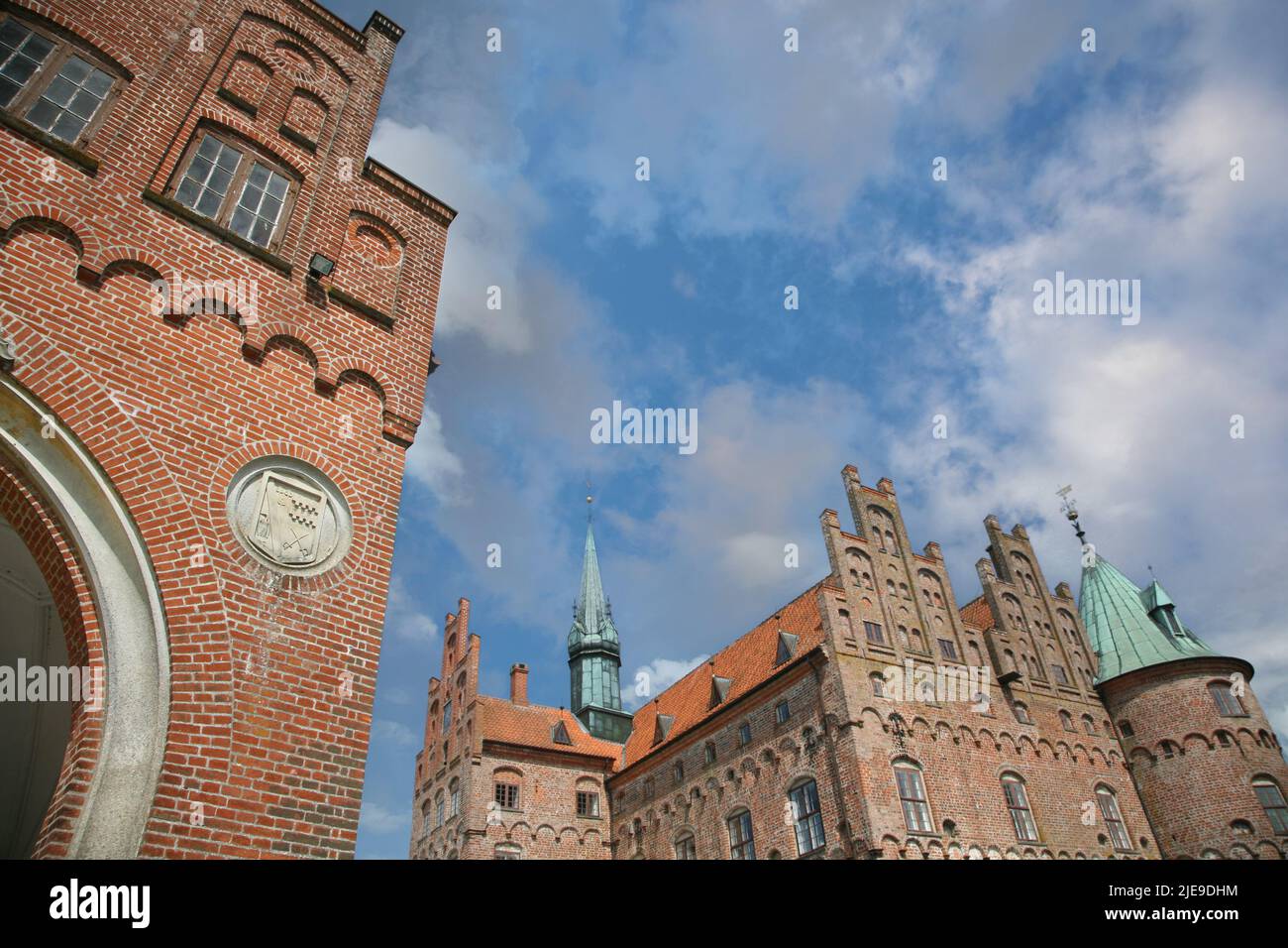 Egeskov Castle (460 yeras) in Southern Funen. Egeskov is famous for ...