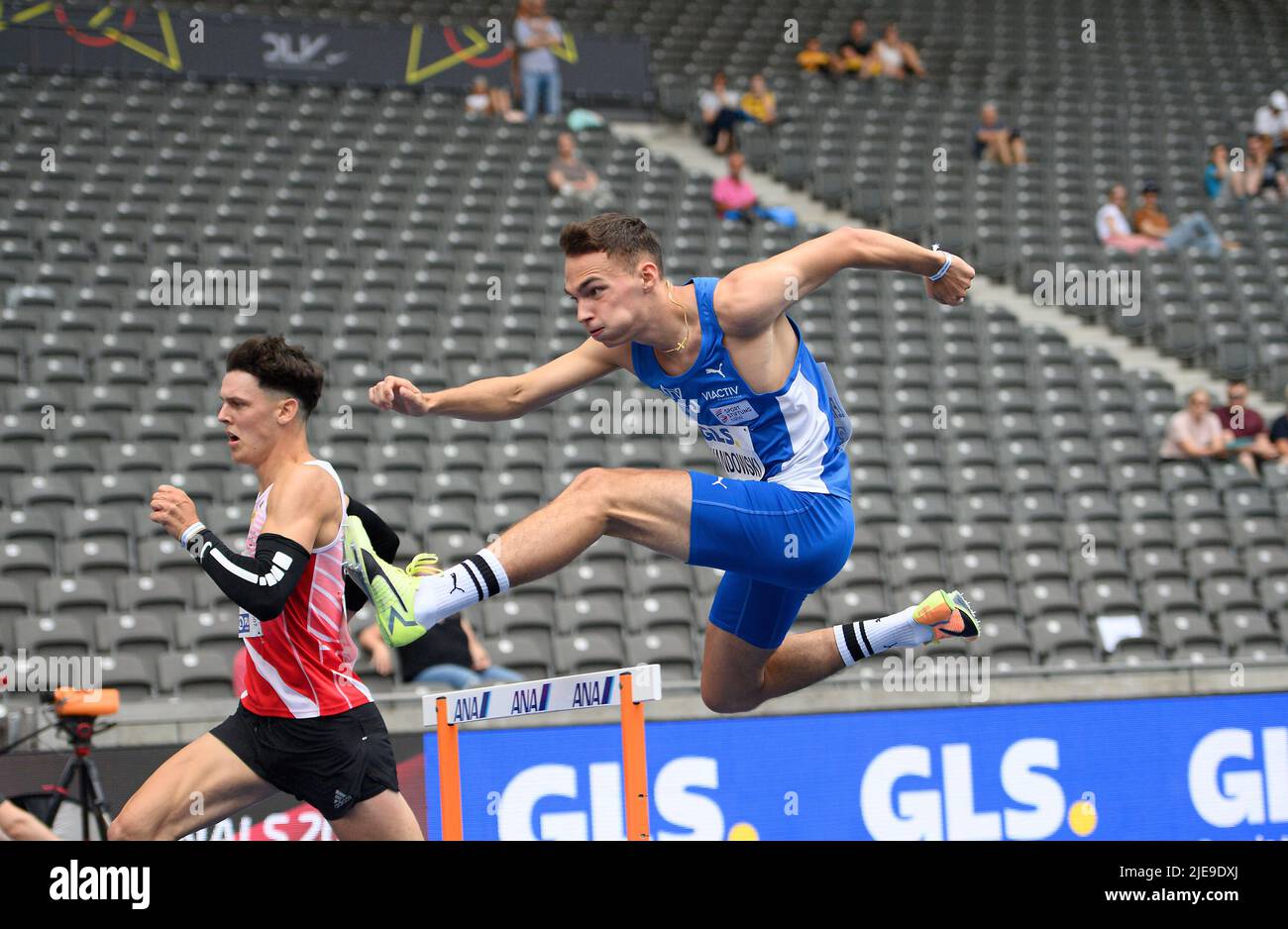 Berlin, Deutschland. 25th June, 2022. Mateusz LEWANDOWSKI (TV ...