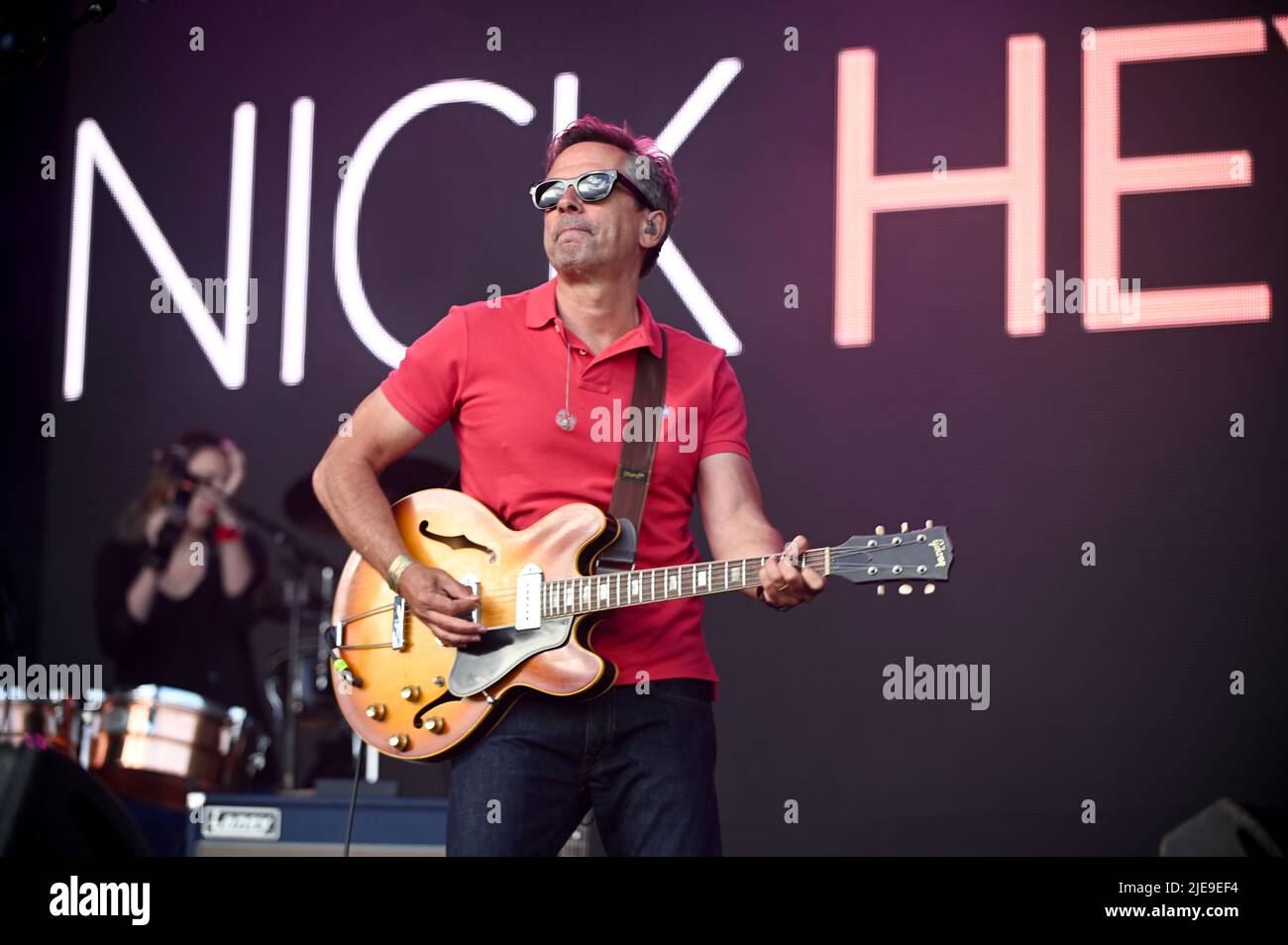 Nick Heywood , Performing at Lets Rock Leeds 80s Festival , Uk , 25.06. ...