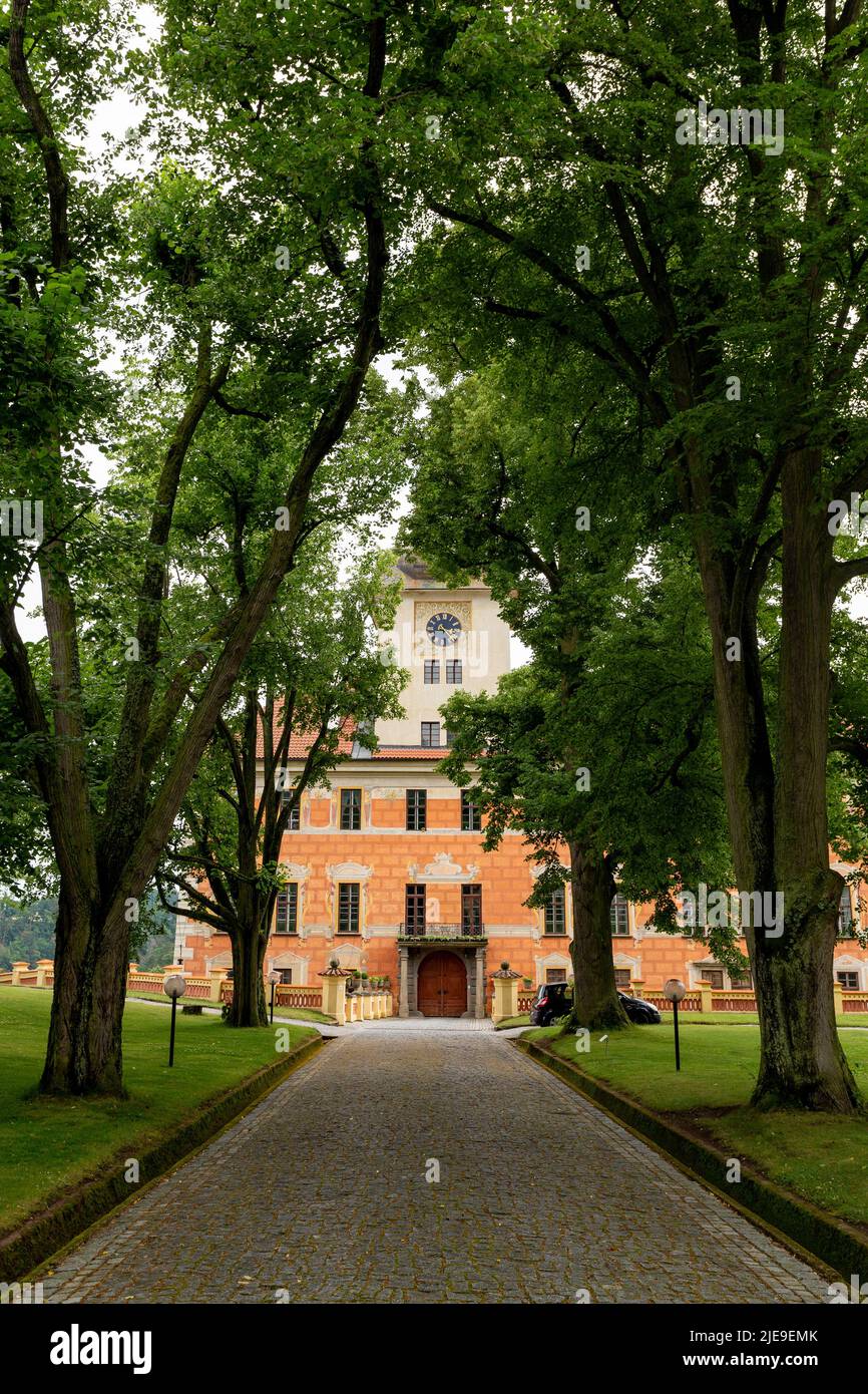 Castle Bechyne in South Bohemian region, Czech republic Stock Photo - Alamy