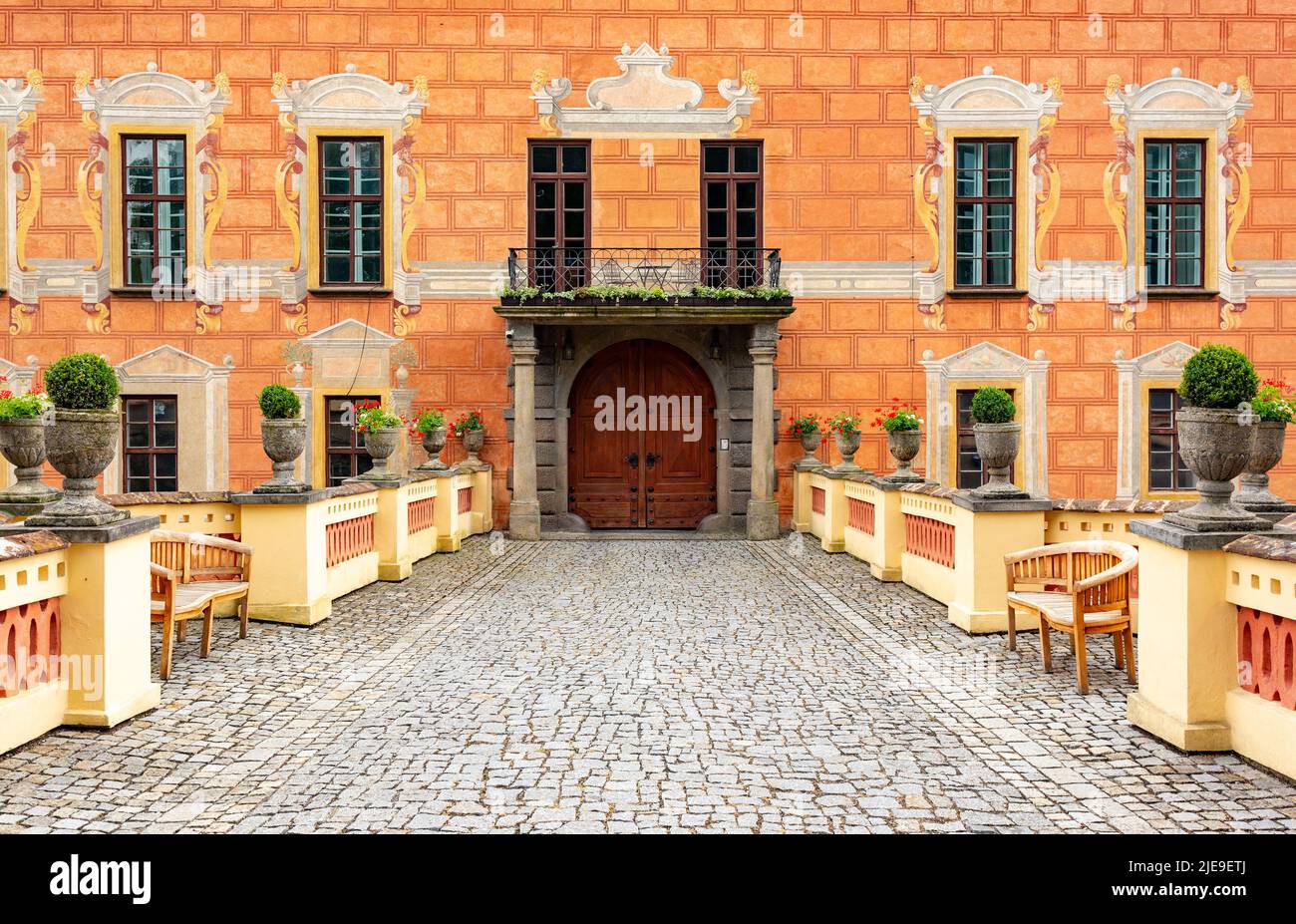 Castle Bechyne in South Bohemian region, Czech republic Stock Photo - Alamy
