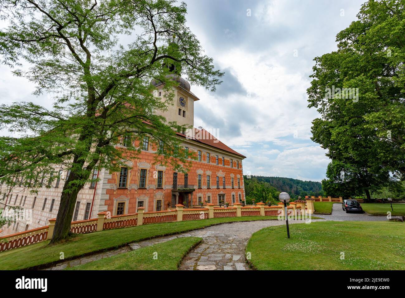 Castle Bechyne in South Bohemian region, Czech republic Stock Photo - Alamy