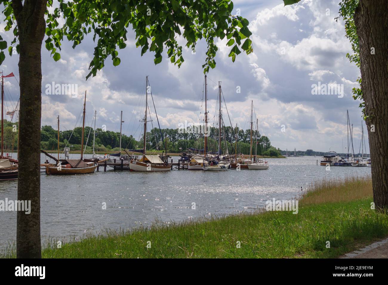 Kappeln at the river schlei Stock Photo - Alamy