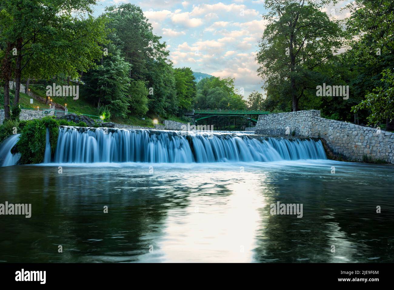 Pliva waterfall in jajce hi-res stock photography and images - Alamy