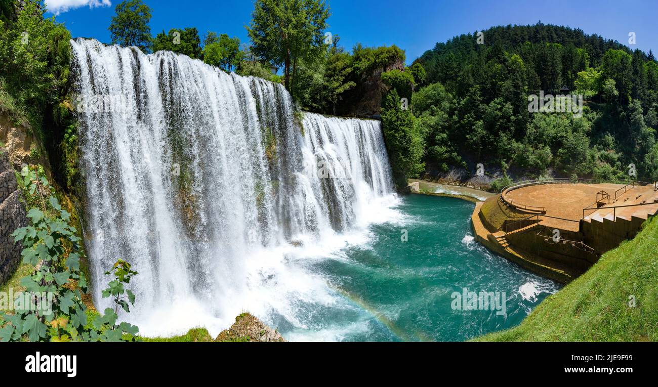 Jajce town in Bosnia and Herzegovina, famous for the beautiful ...