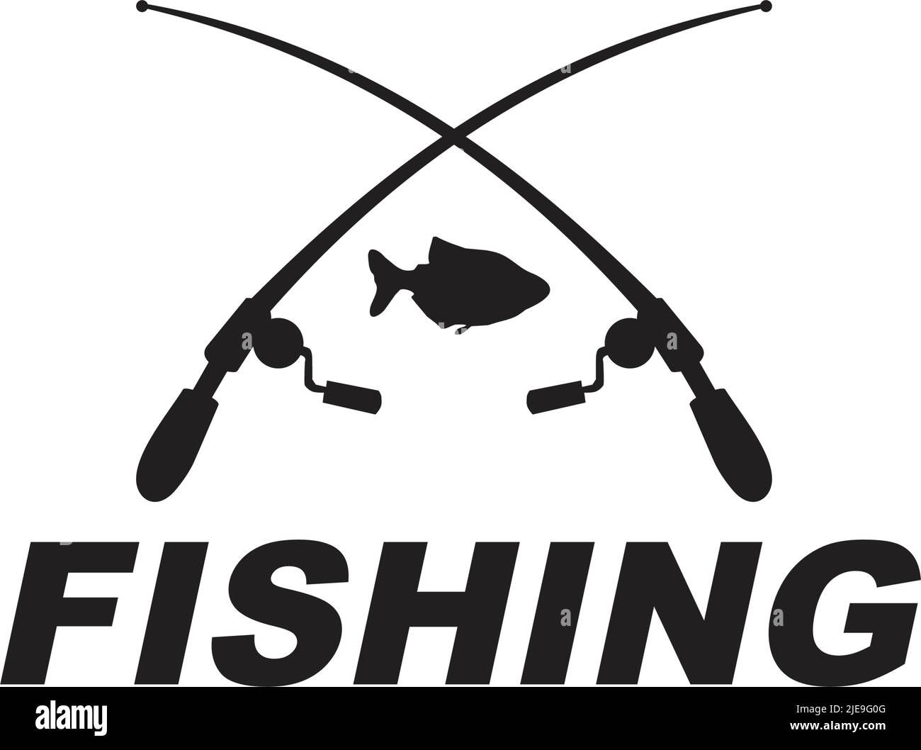Fishing club logo design vector template illustration Stock Vector ...
