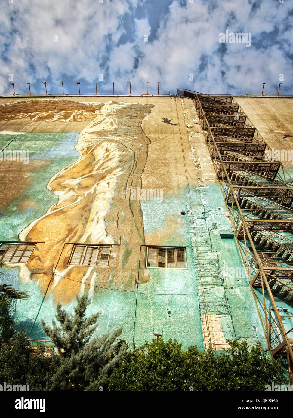 Athens alternative scene Exarcheia and port. Graffiti scene in city ...