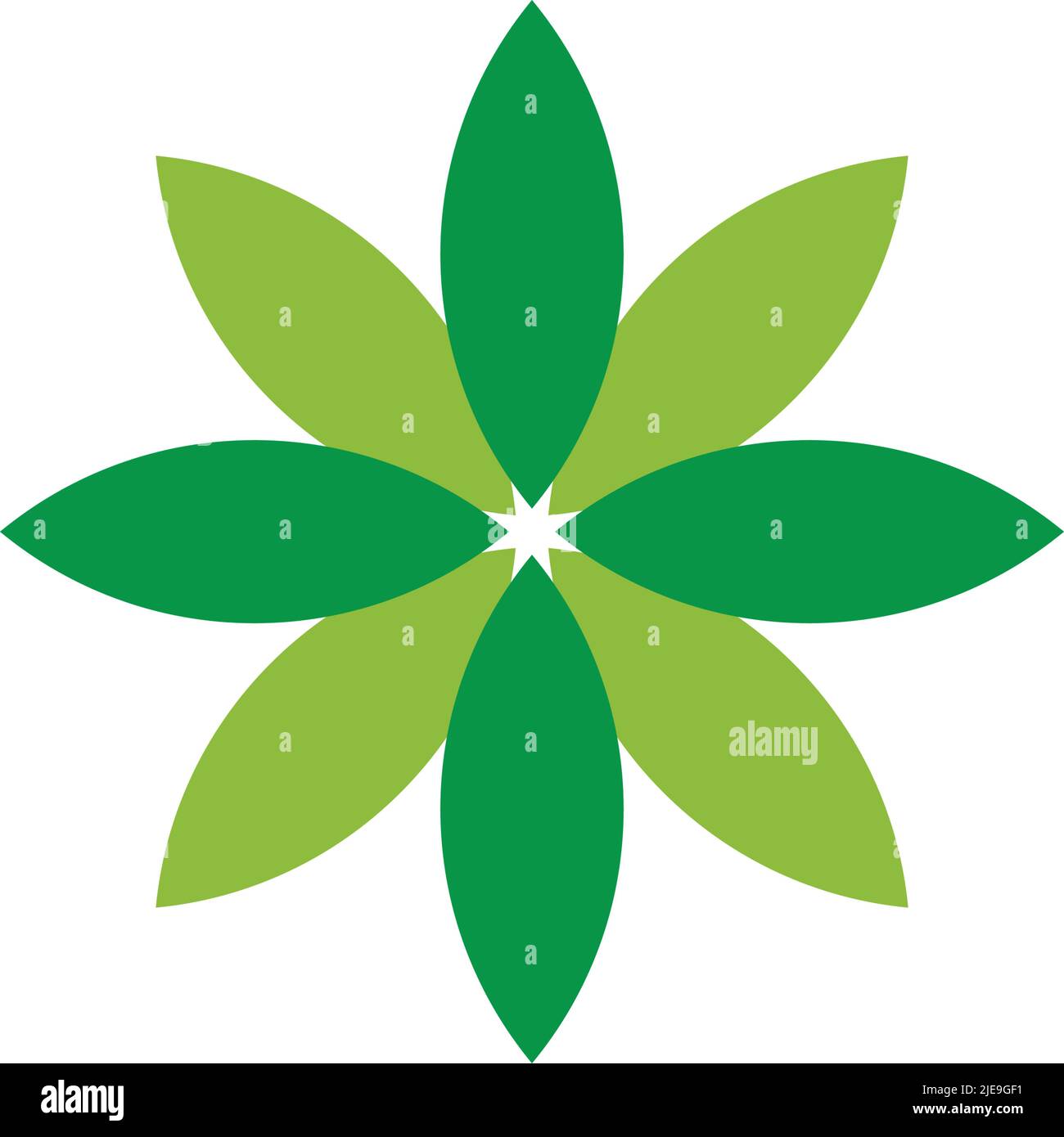 Flower icon logo design inspiration vector template Stock Vector Image ...