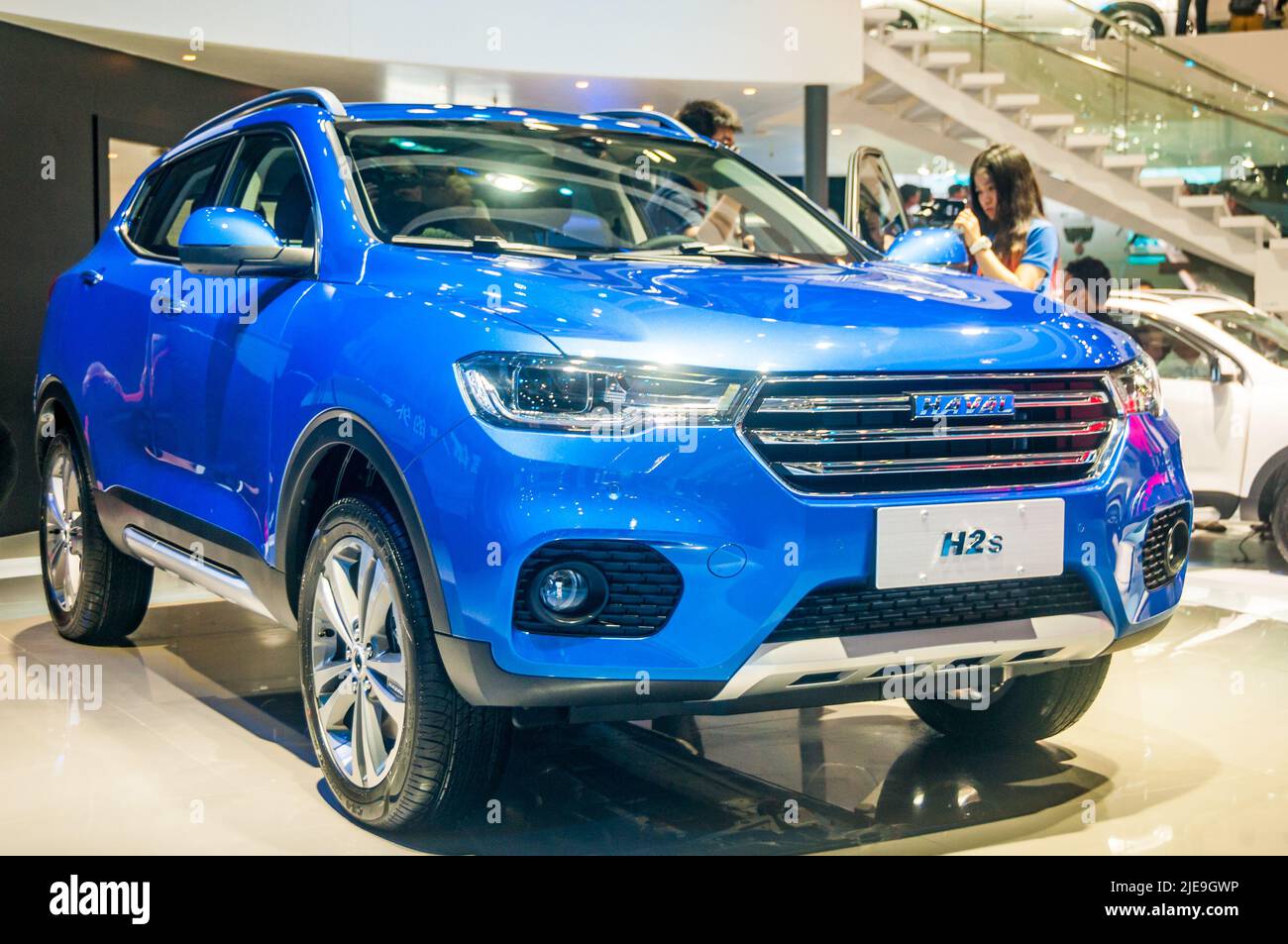 Haval H2S SUV on display at the 2016 Guangzhou Auto Show Stock Photo - Alamy