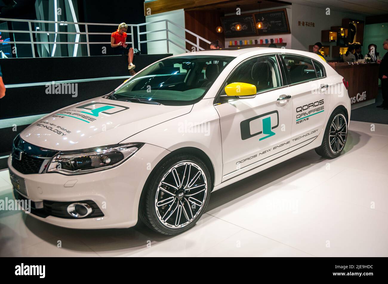 The experimental Qoros 3 Qamfree which is camshaft free delivering more ...