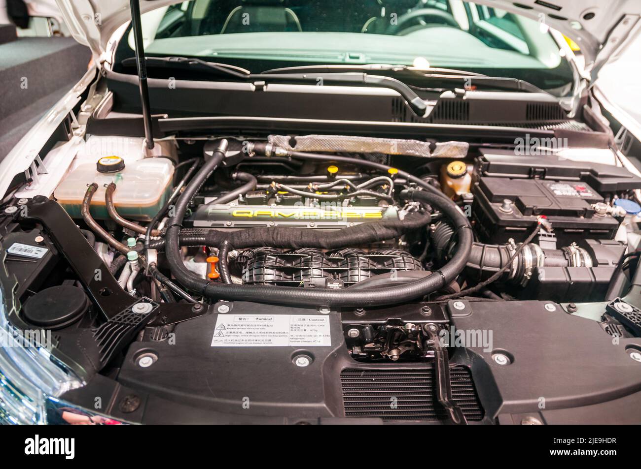 The experimental Qoros 3 Qamfree which is camshaft free delivering more ...