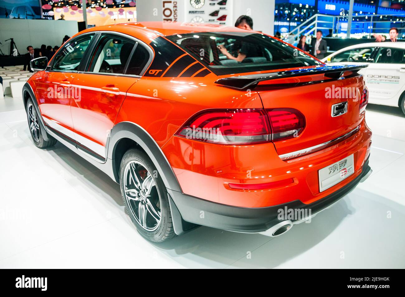 Qoros 3 GT crossover on display at the 2016 Guangzhou Auto Show Stock ...