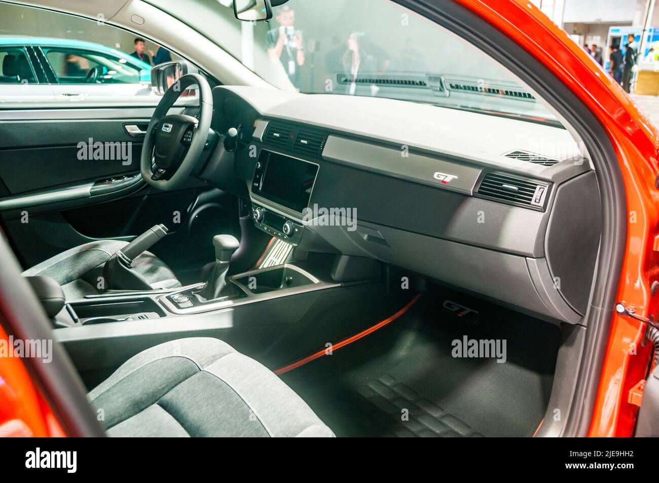 Qoros 3 GT crossover on display at the 2016 Guangzhou Auto Show Stock ...