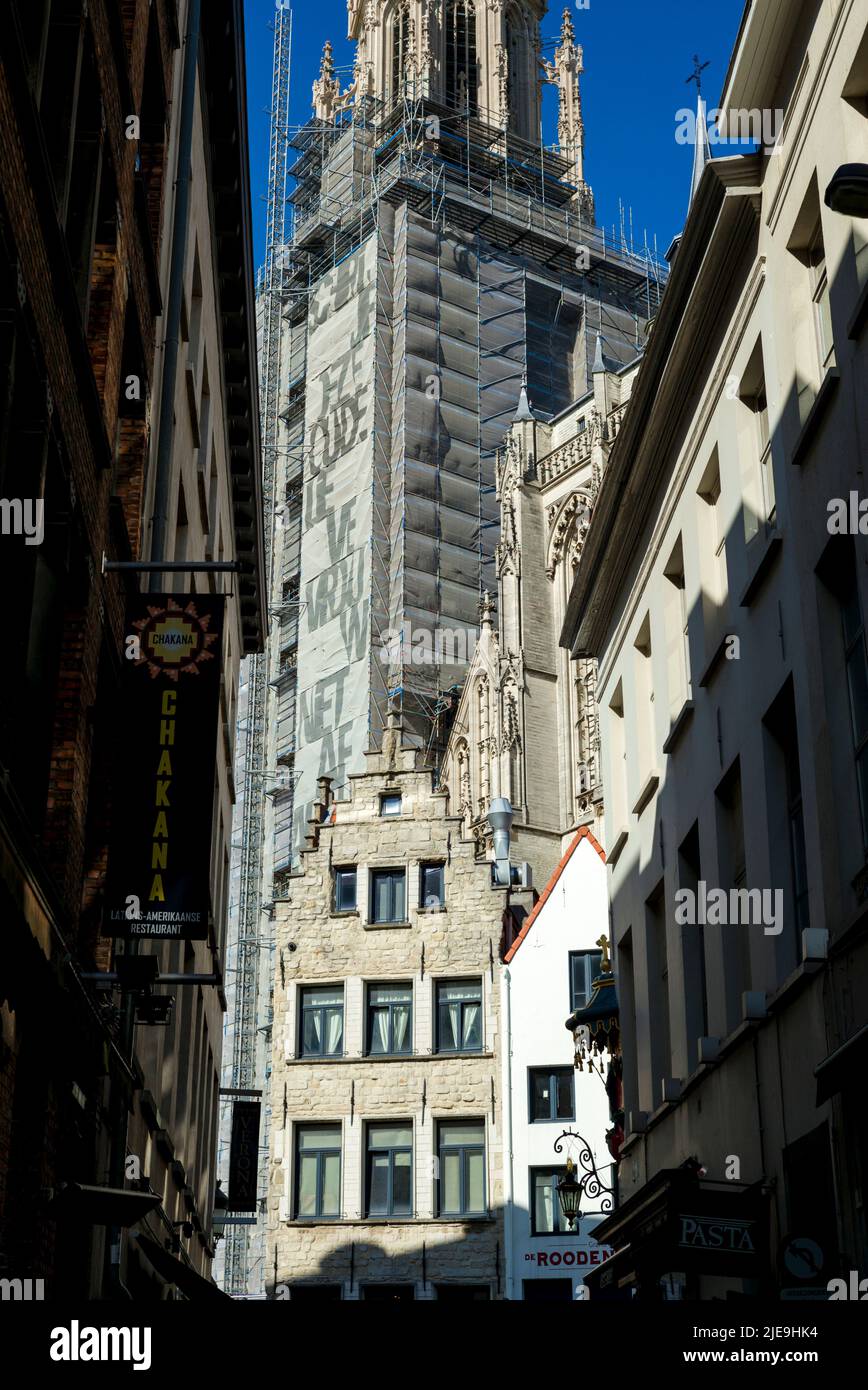 Antwerp historic centre Stock Photo - Alamy