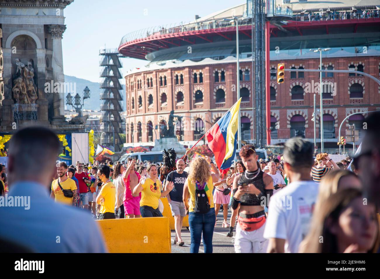 Barcelona 25/06/2022 dia del orgullo gay gay pride barcelona 2022 Stock ...