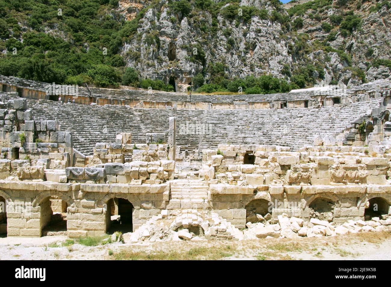 Mountain tombs of the ancient Lycians Stock Photo - Alamy