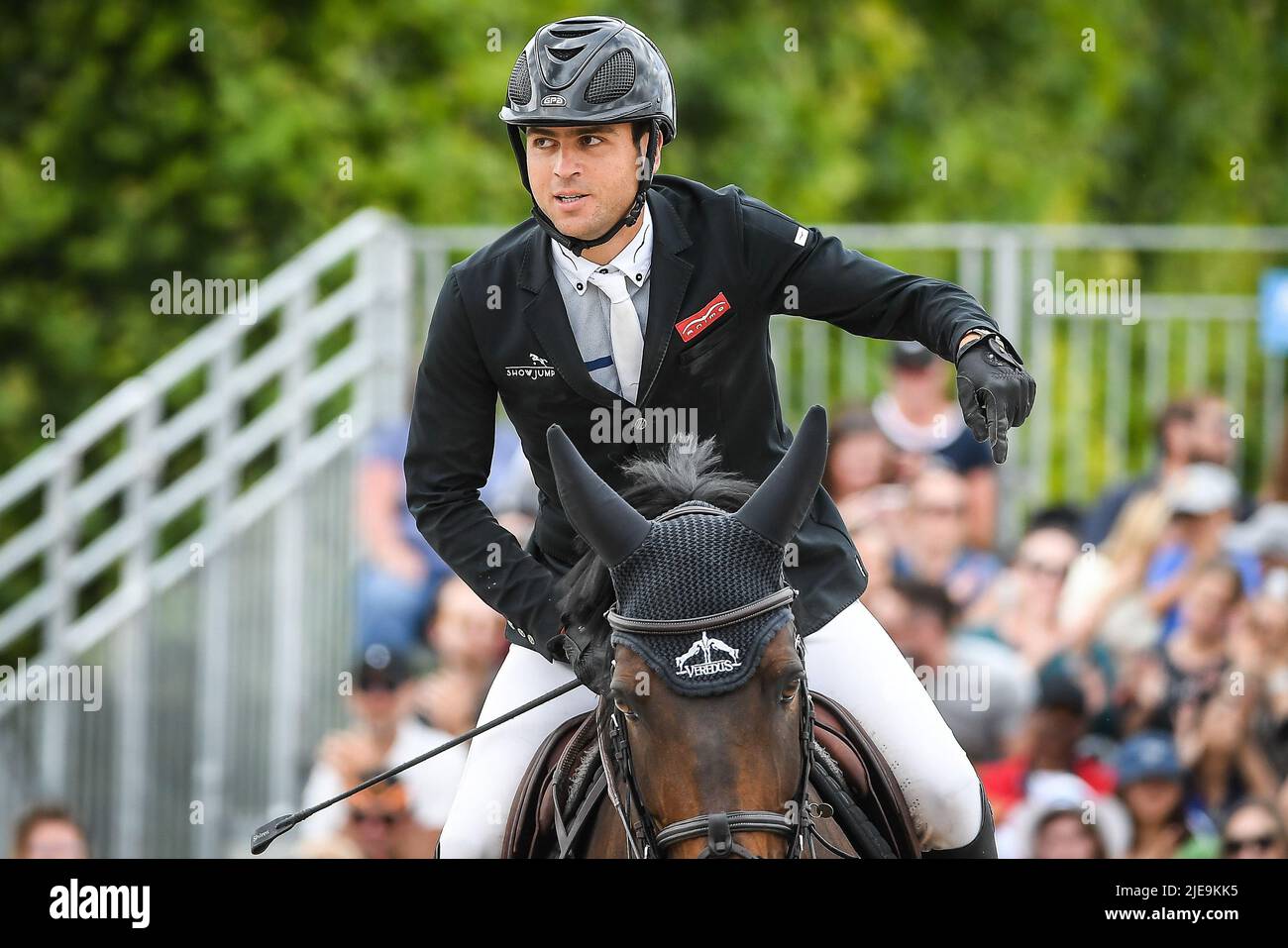 June 26, 2022, Rome, France: Edward LEVY of France riding Uno de Cerisy ...