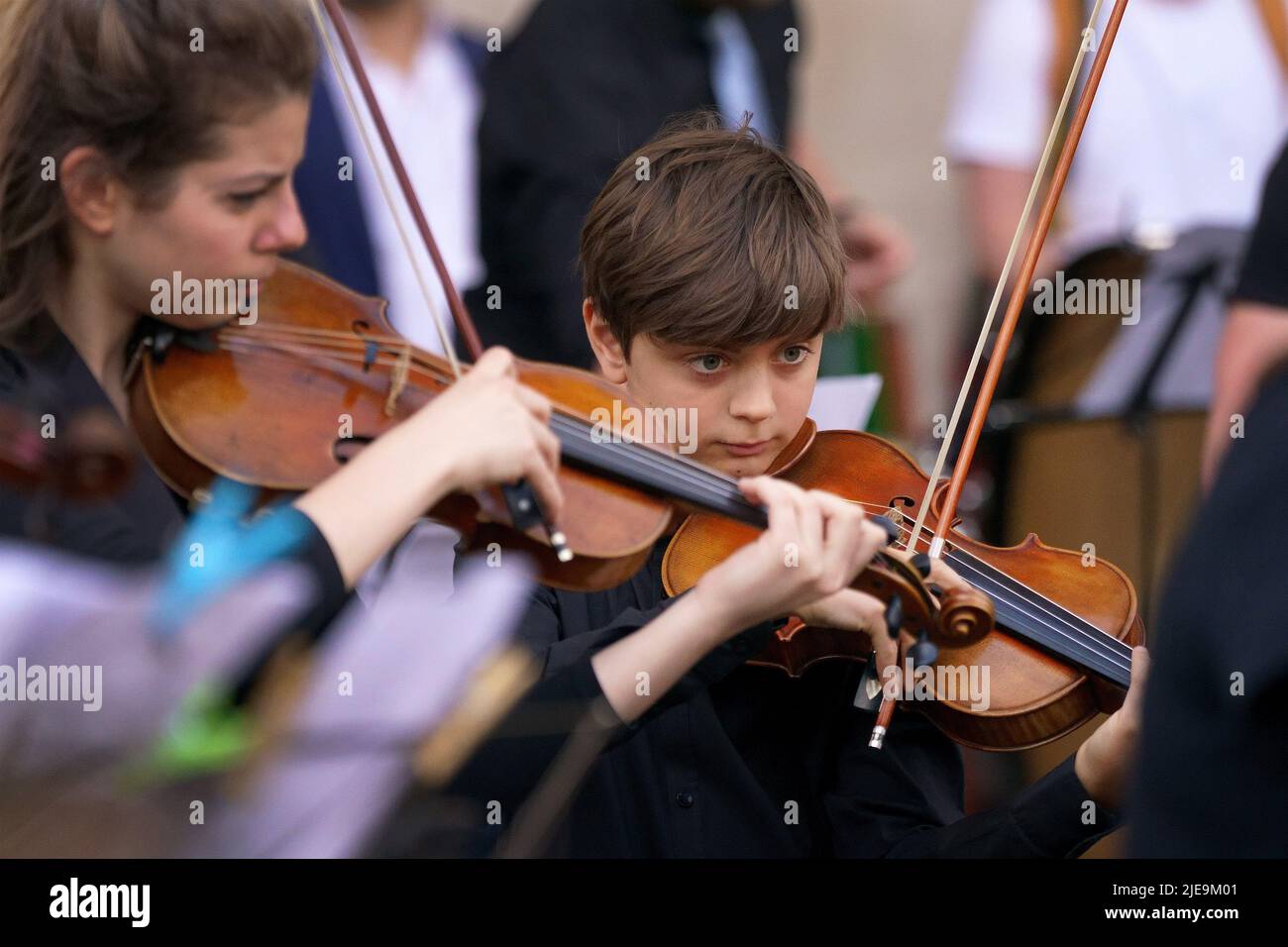 Peter and the wolf orchestra hi-res stock photography and images - Alamy