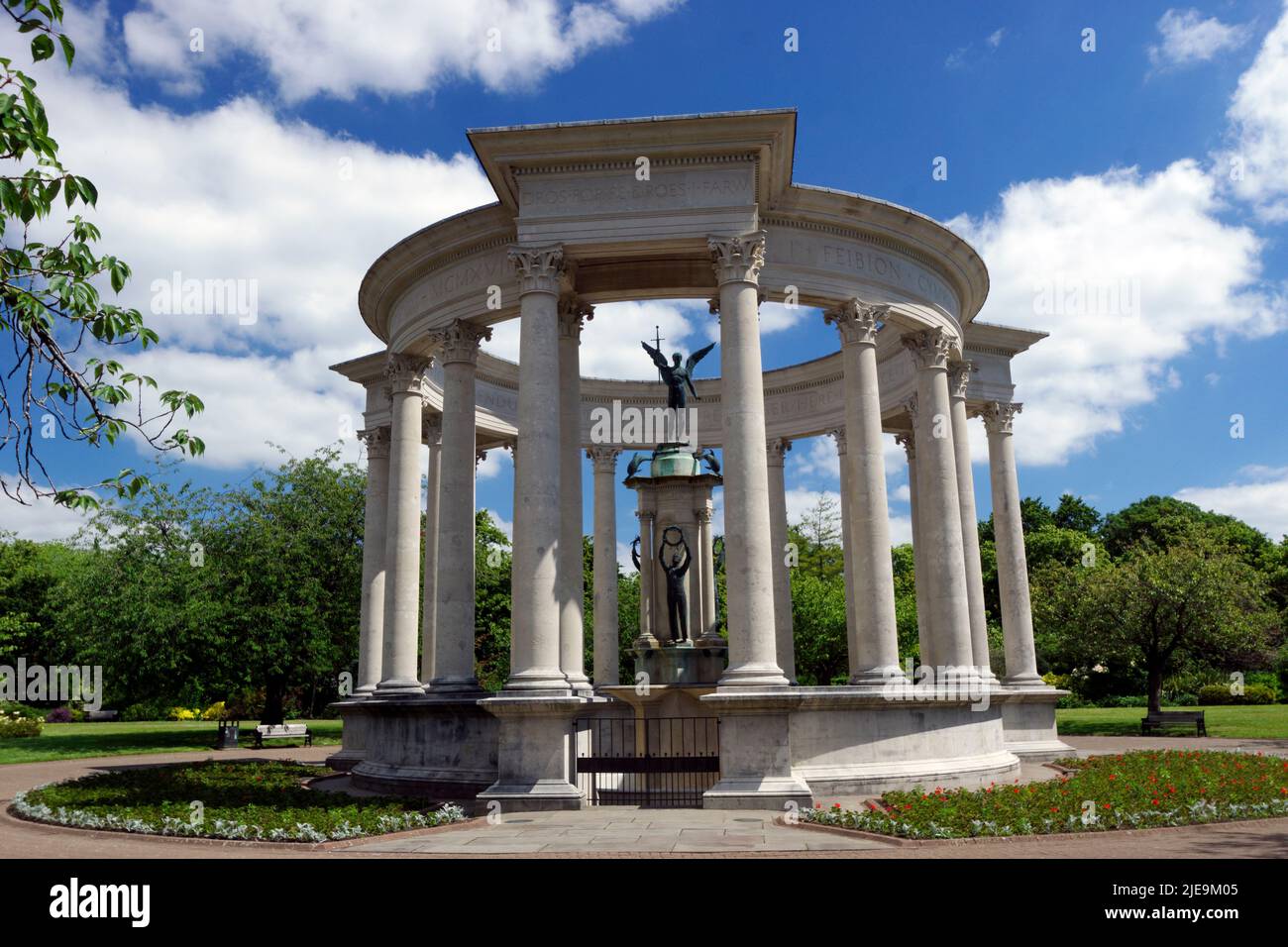 Wales National War memorial, Alexandra Gardens, Cathays park, Cardiff ...