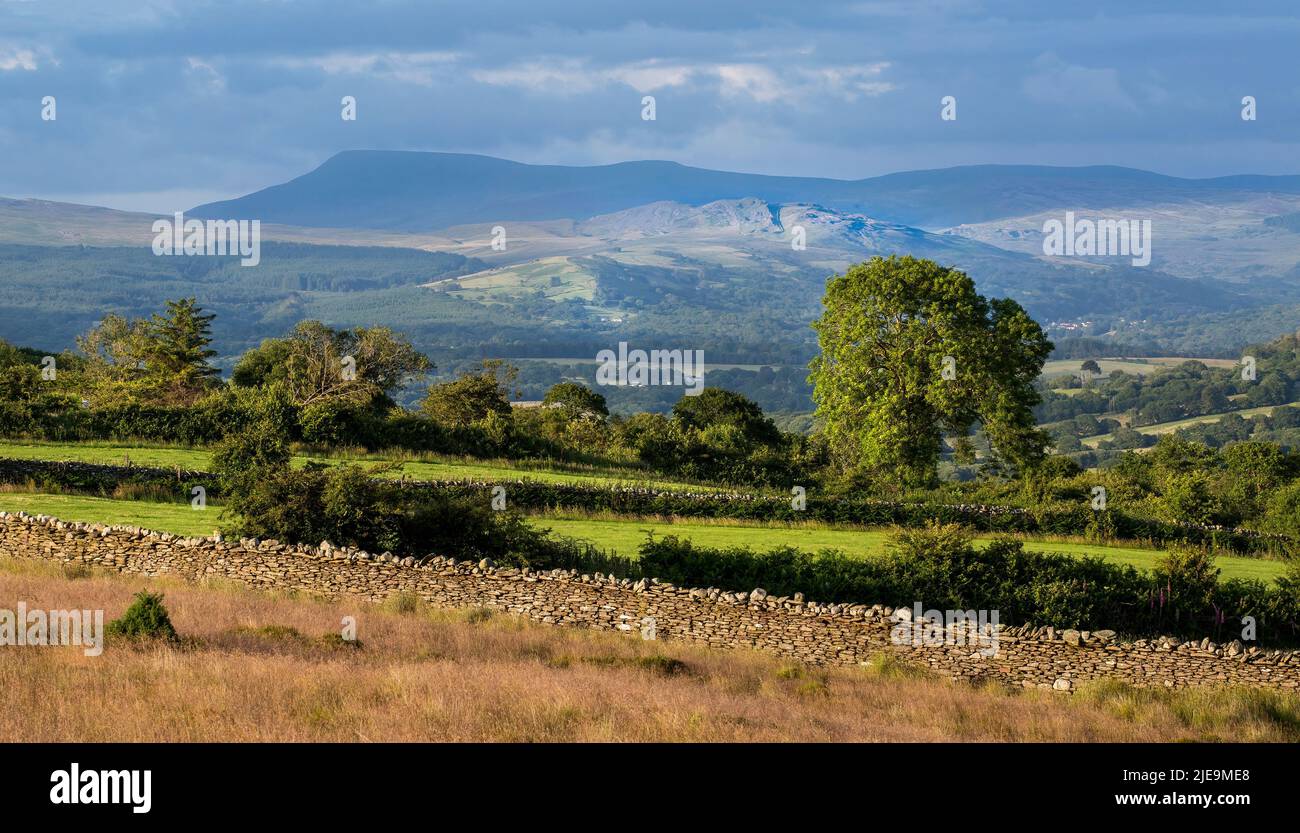 Views of the Brecon Beacons and the Sleeping Giant from Gwrhyd mountain ...