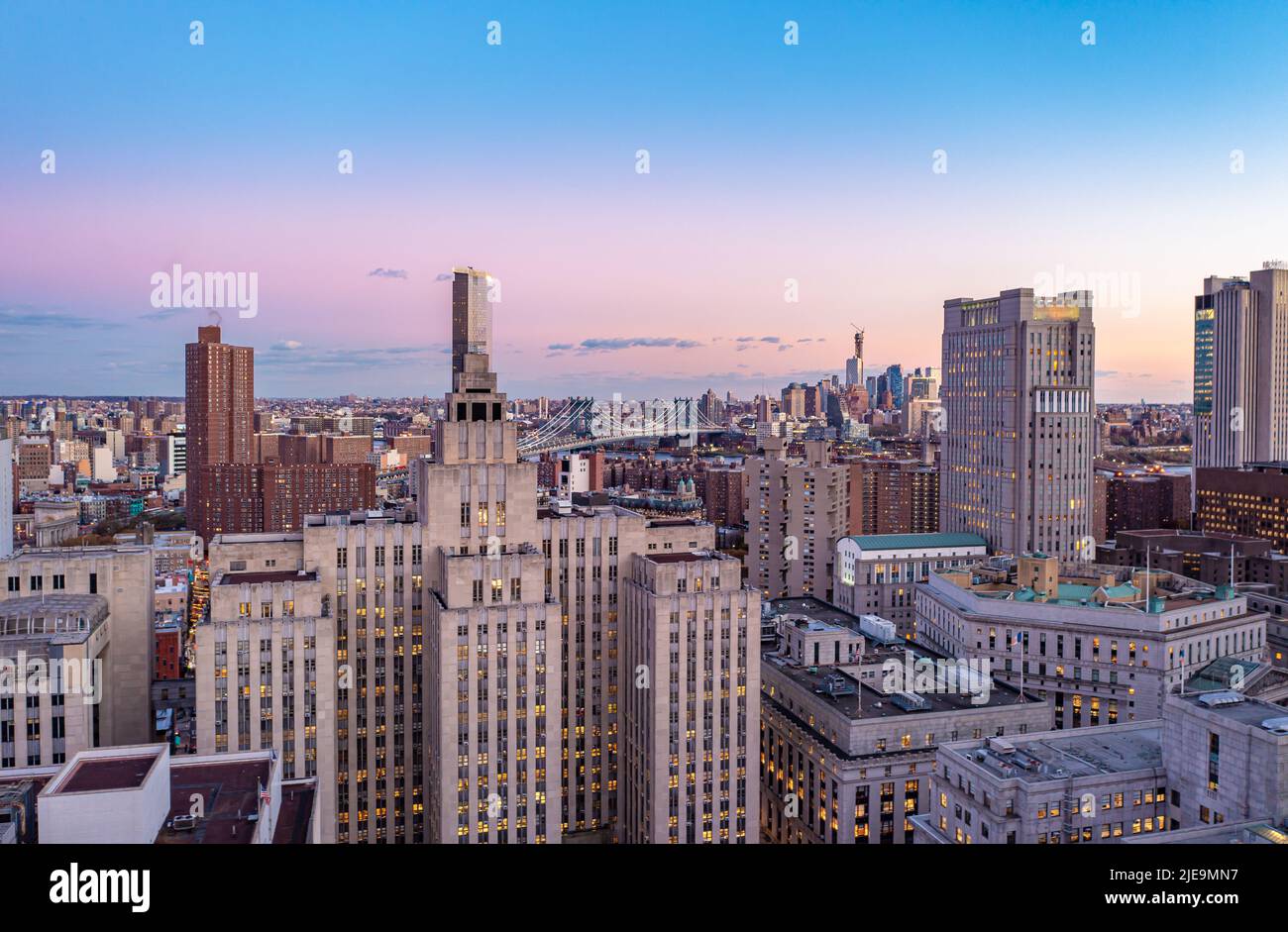 High rise office buildings in Civic Center. Midtown development at ...