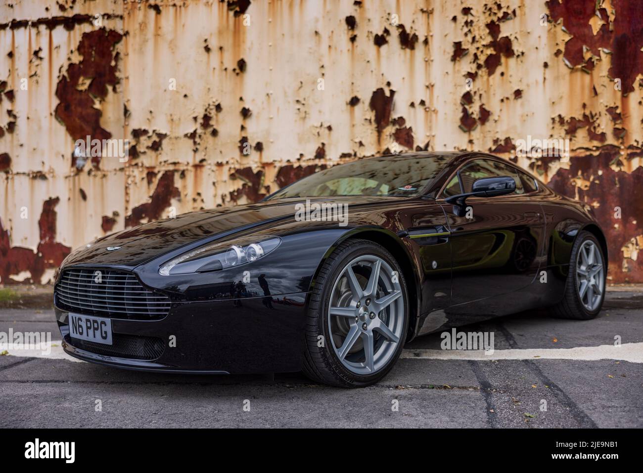 2006 Aston Martin Vantage ‘N6 PPG’ on display at the June Scramble held ...
