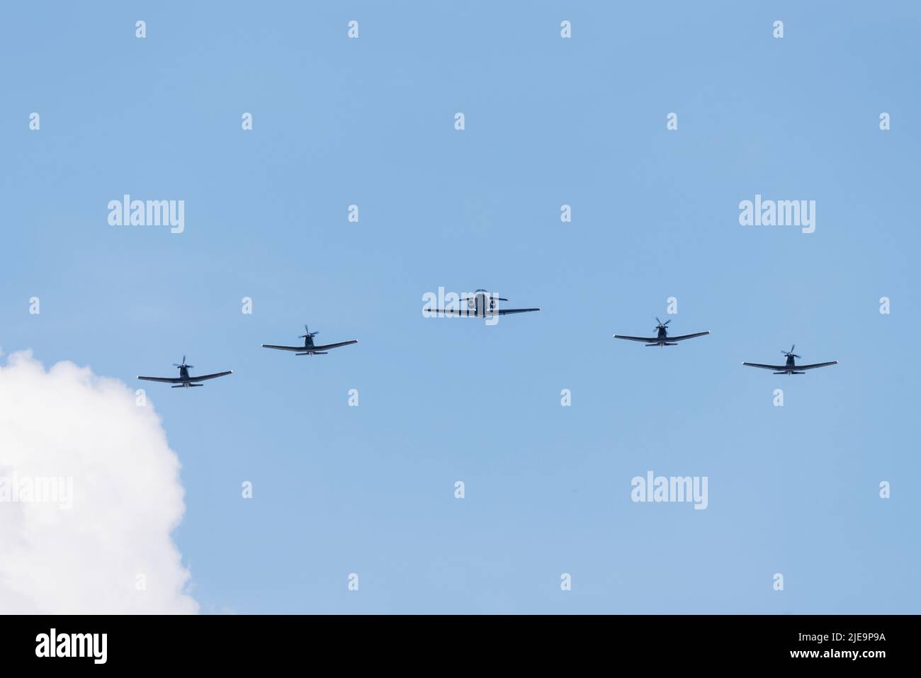 Platinum Jubilee Queen's Birthday Flypast after Trooping the Colour ...