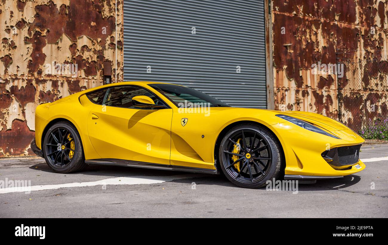 Ferrari 812 Superfast ‘F8 GOK’ on display at the Bicester Scramble on ...
