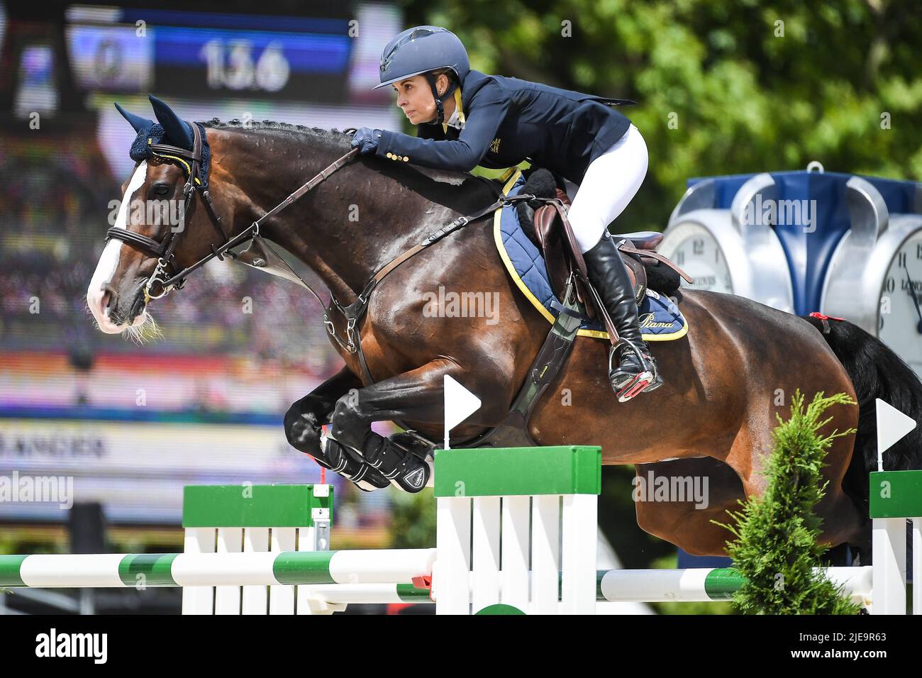 Edwina TOPS-ALEXANDER of Australia riding Catenda during the Longines ...