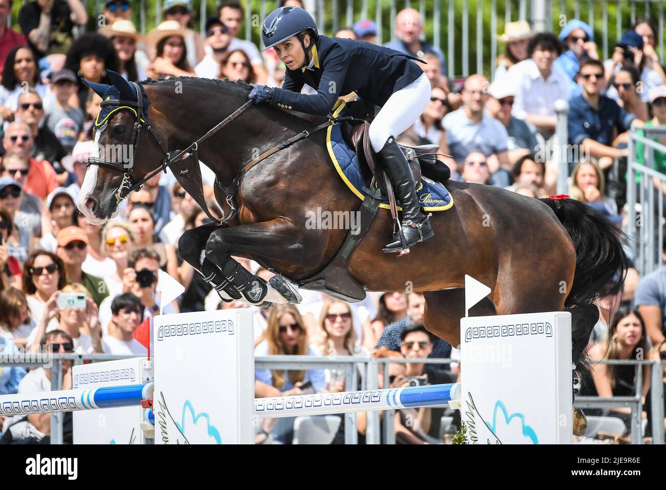 Edwina TOPS-ALEXANDER of Australia riding Catenda during the Longines ...