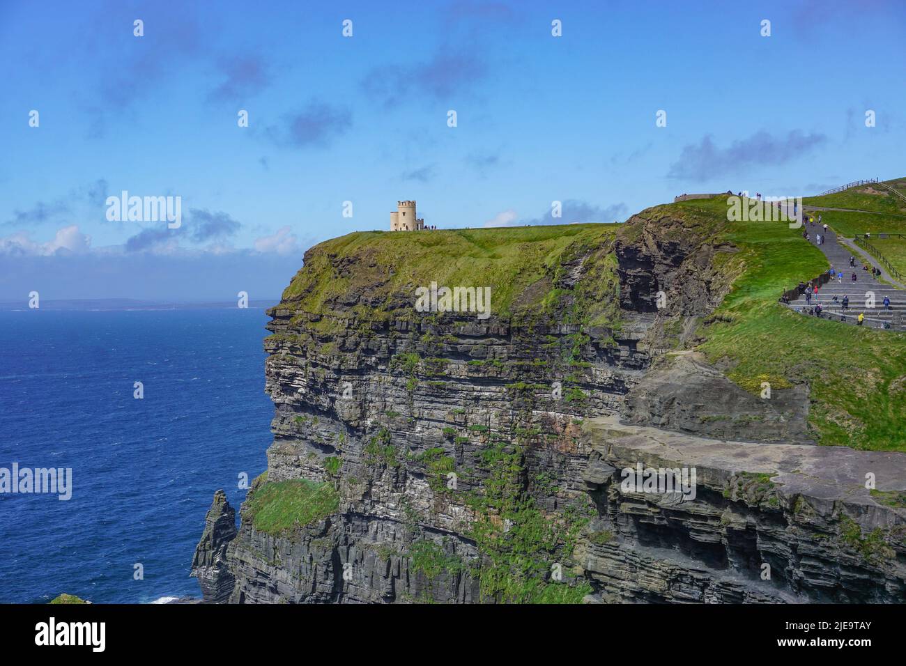 Lahinch, Co. Clare, Ireland: O’Brien’s Tower on top of the Cliffs of ...