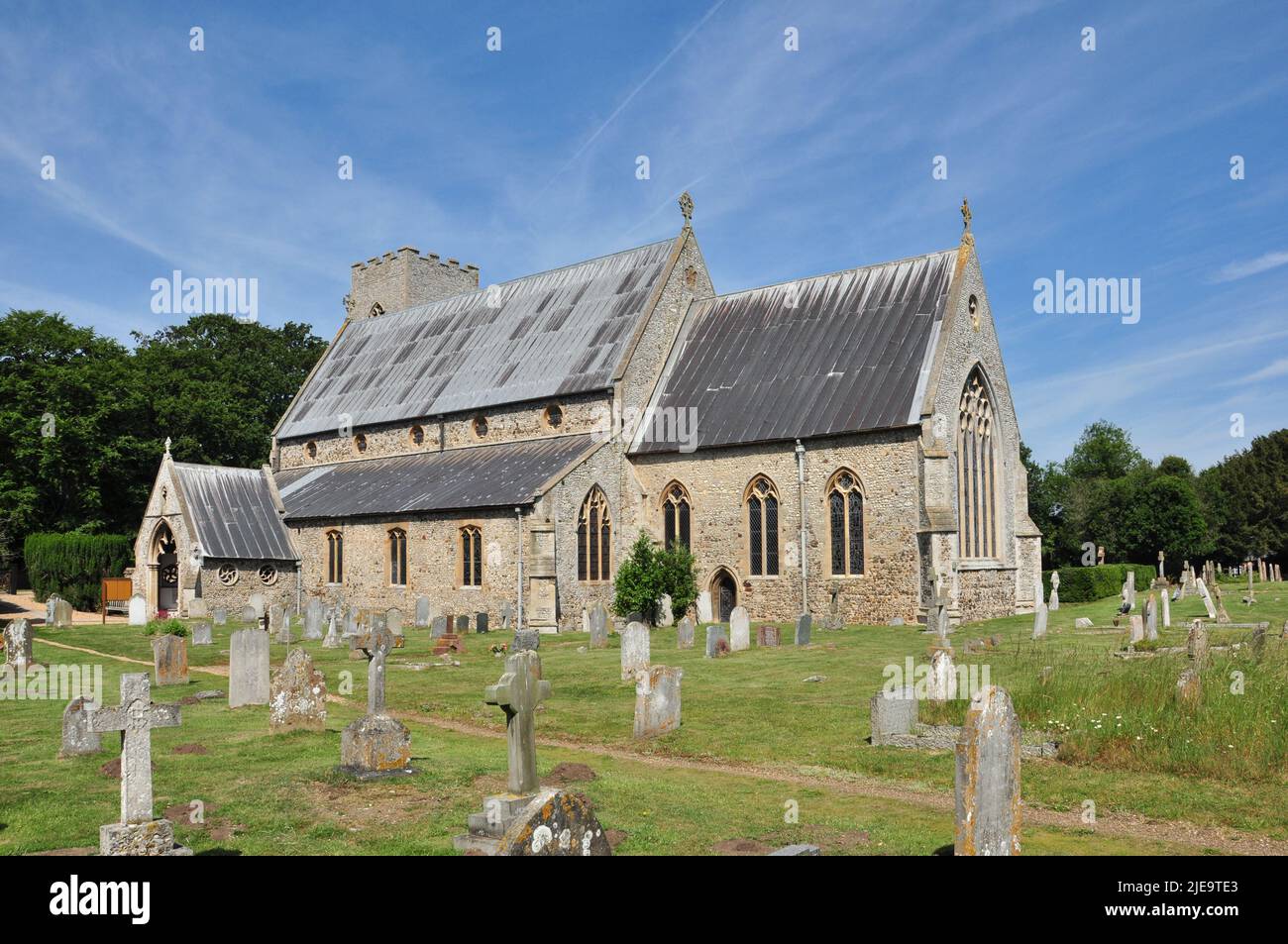 St Mary's Church, Old Hunstanton, Norfolk, England, UK Stock Photo - Alamy
