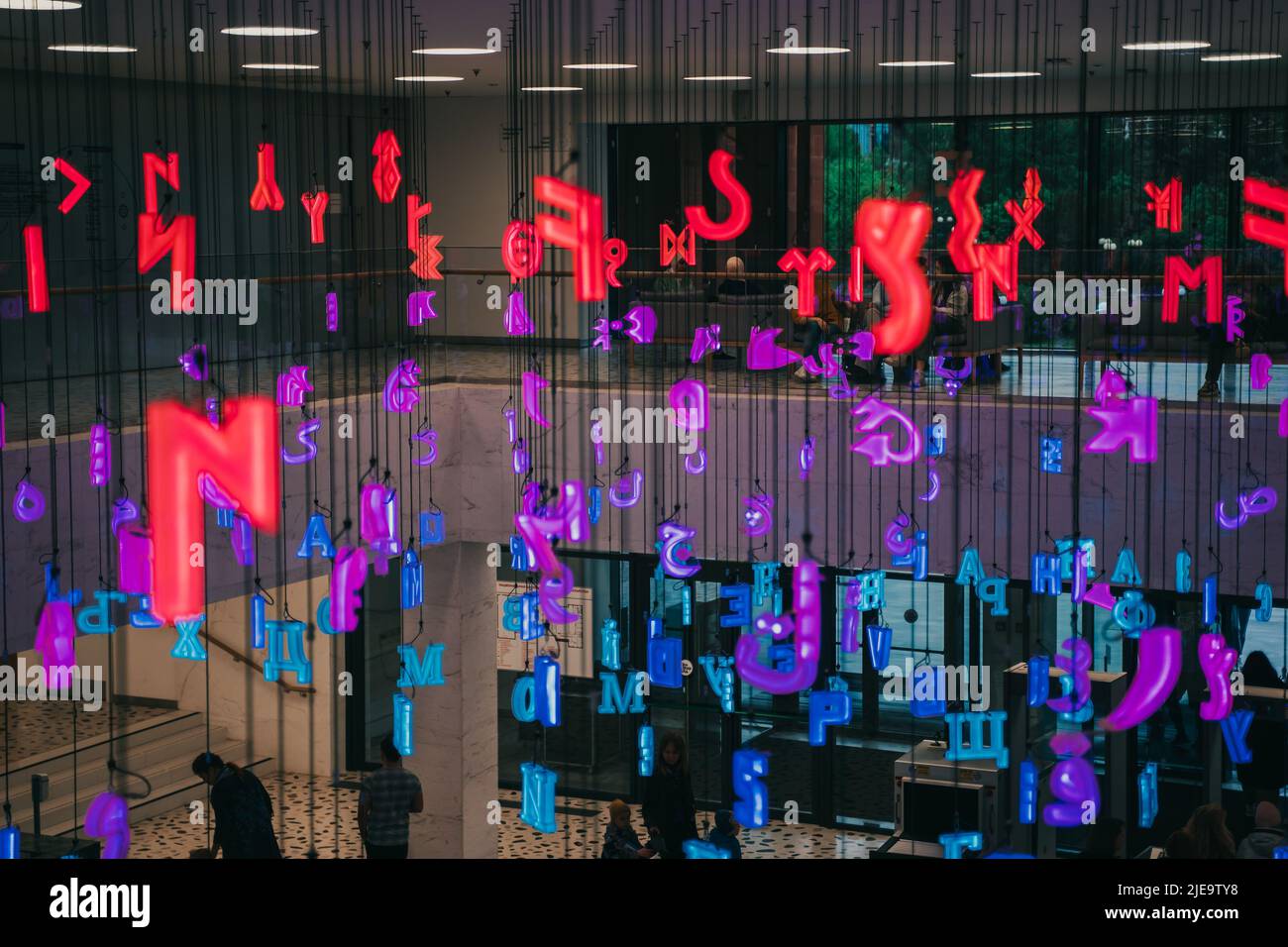 Contemporary alphabets hi-res stock photography and images - Alamy