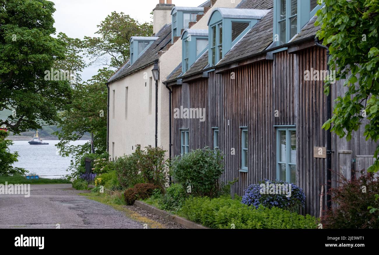 Barkly House in Cromarty, Scotland UK. Historic merchant's house ...