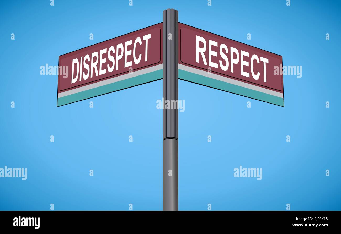 Disrespect on one side with Respect on another direction, chrome road ...