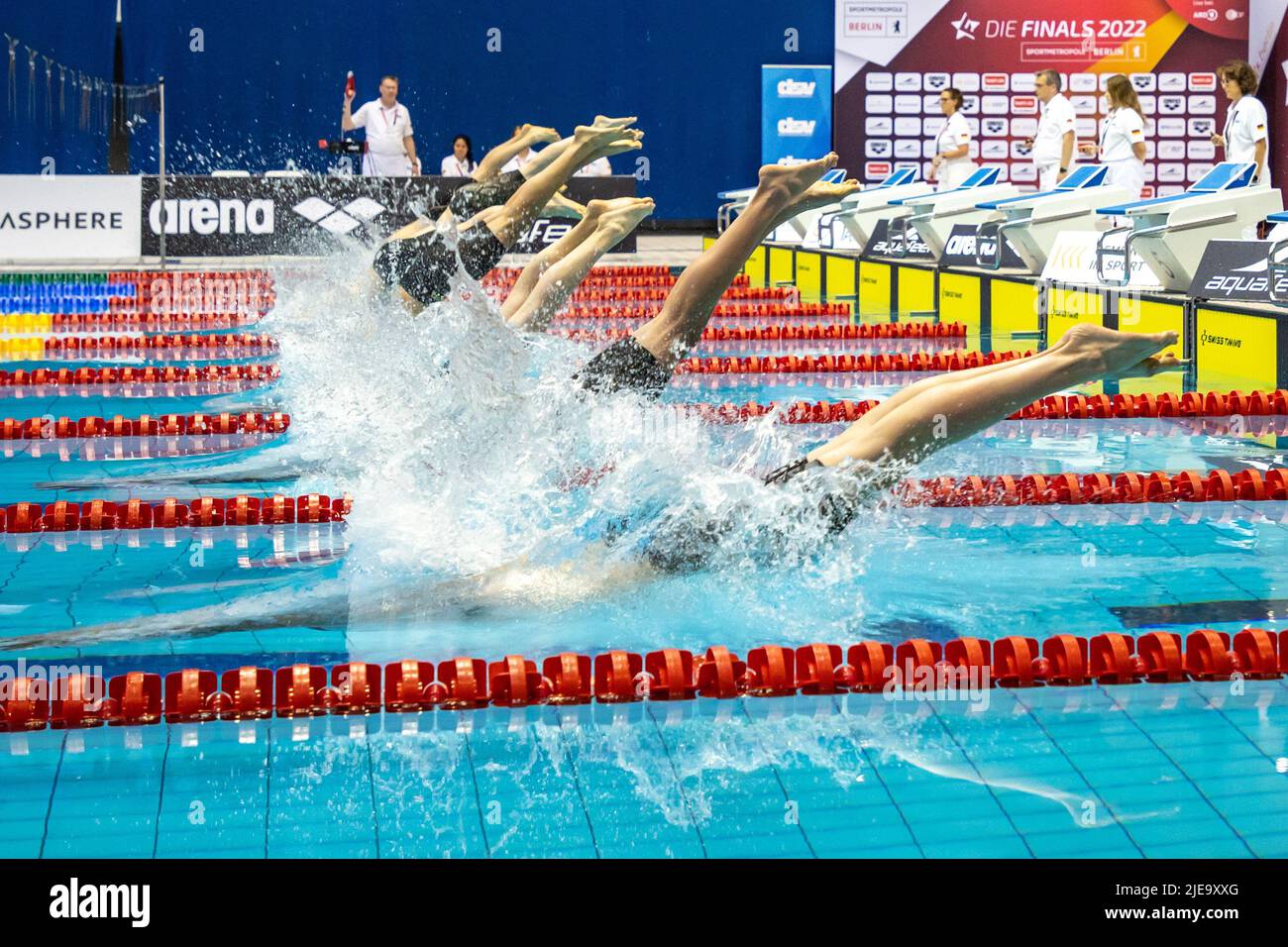 Berlin, Germany. 26th June, 2022. Swimming: German championship ...