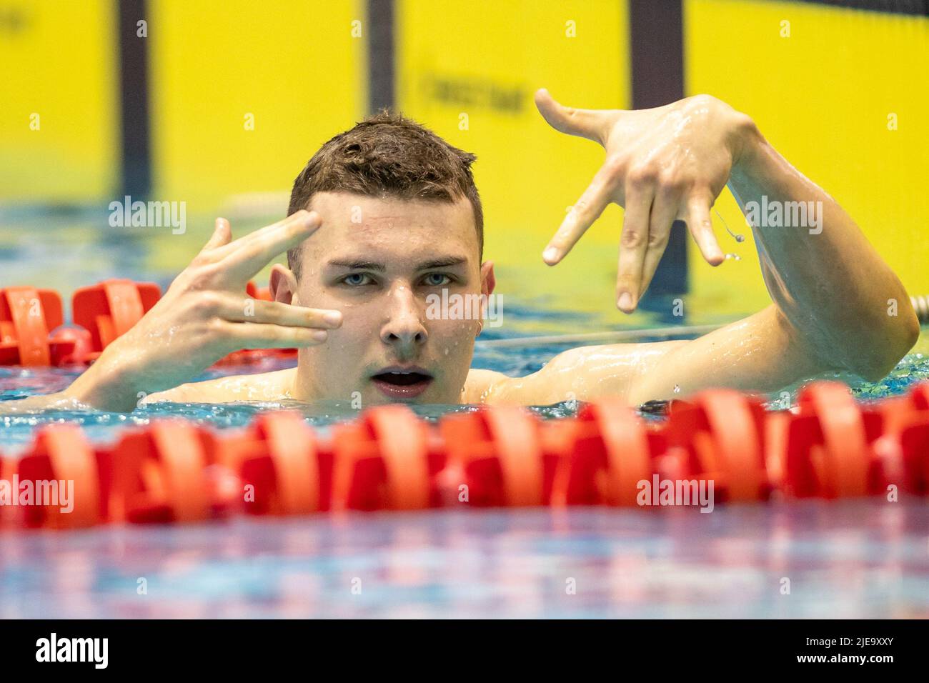 Berlin, Germany. 26th June, 2022. Swimming: German championship ...