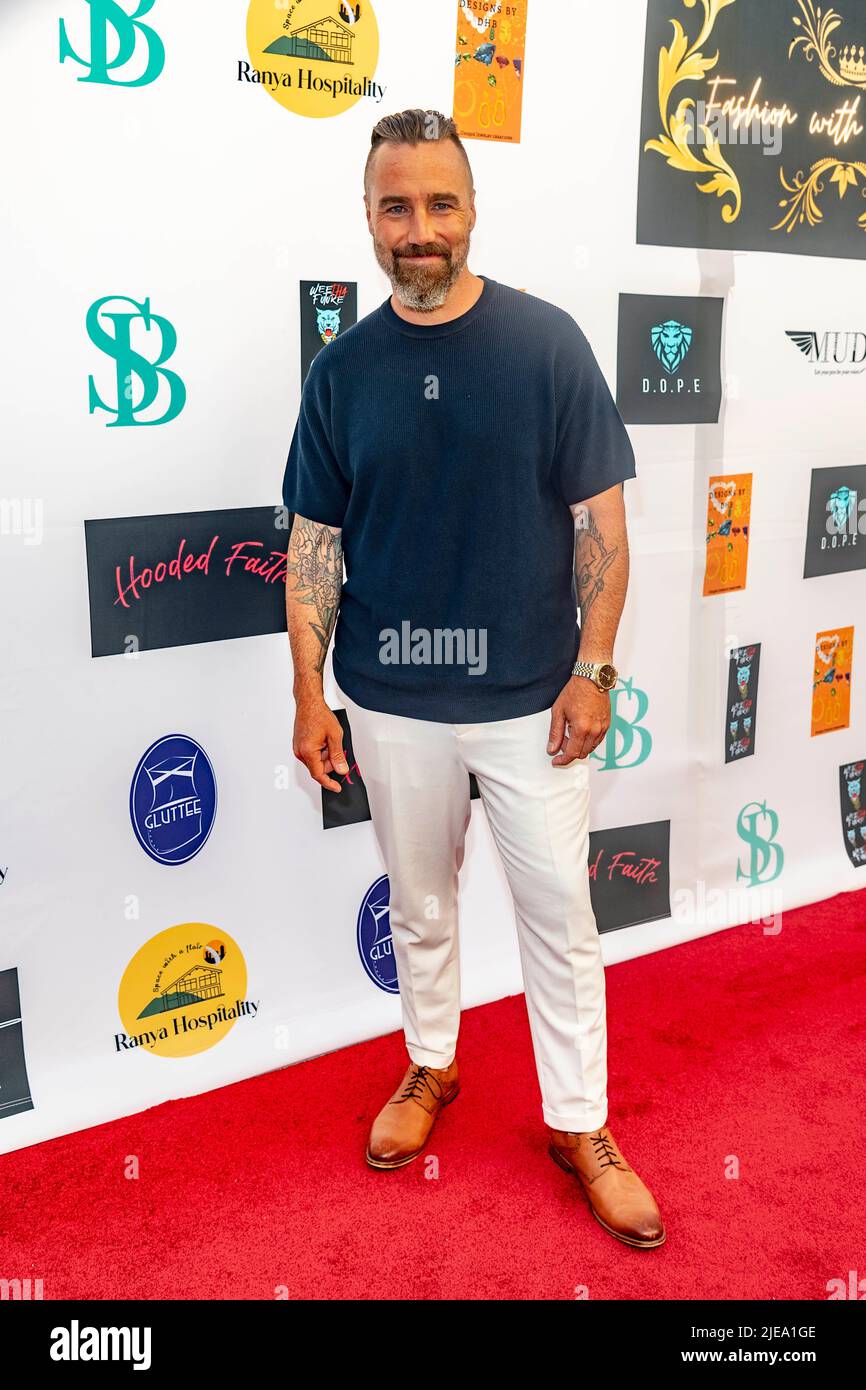 Pasadena, USA. 25th June, 2022. Dustin Harnish attends Restored ...