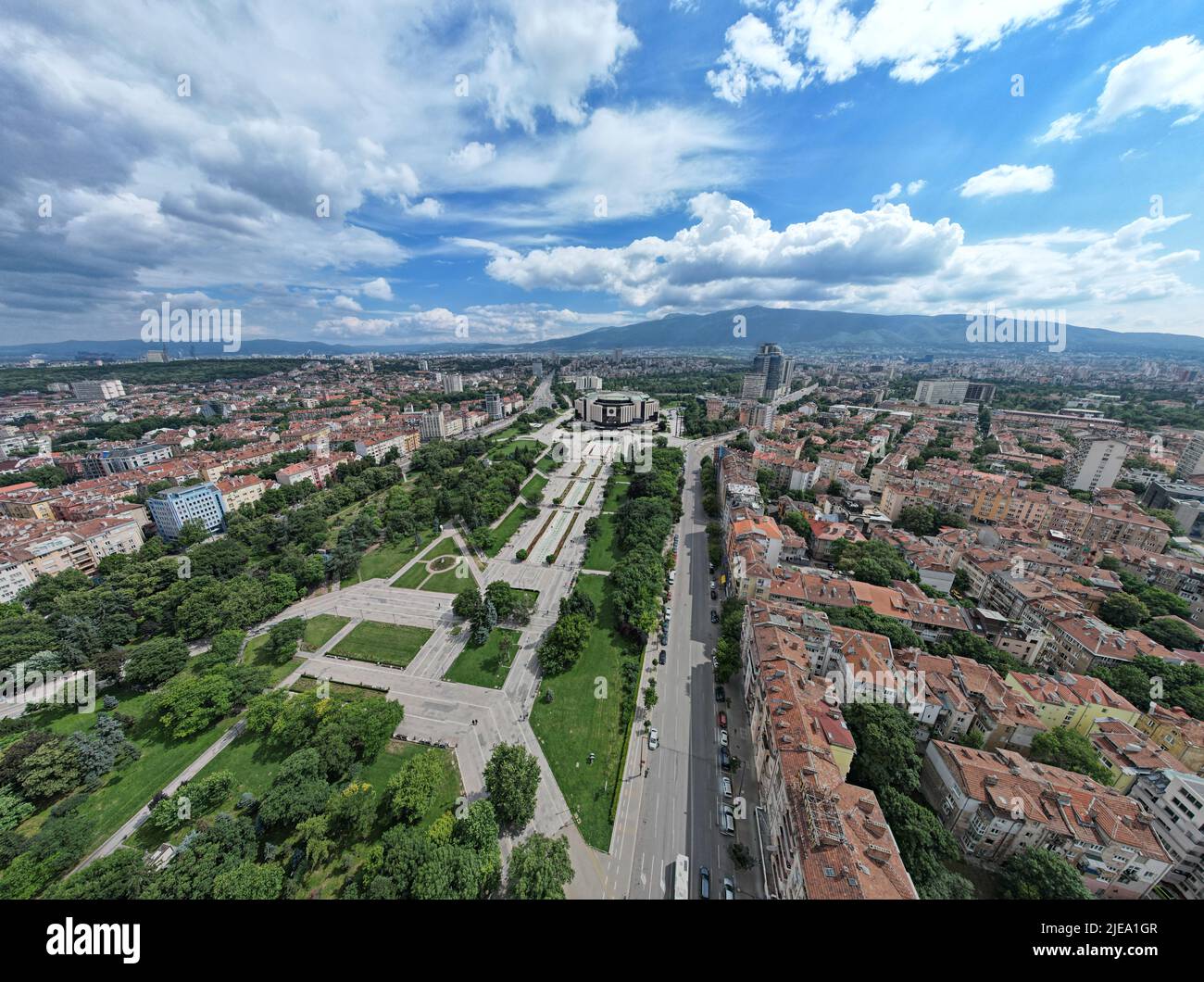 Sofia cityscape aerial hi-res stock photography and images - Alamy