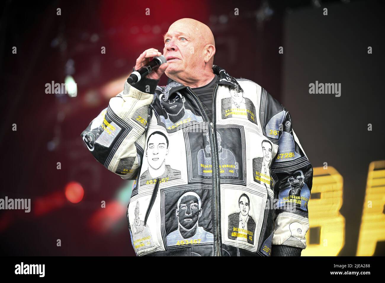 Buster Bloodvessel Performing with Bad Manners at Lets Rock Leeds 80s ...