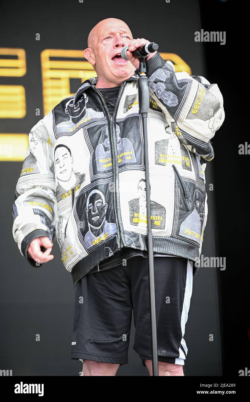 Buster Bloodvessel Performing with Bad Manners at Lets Rock Leeds 80s ...