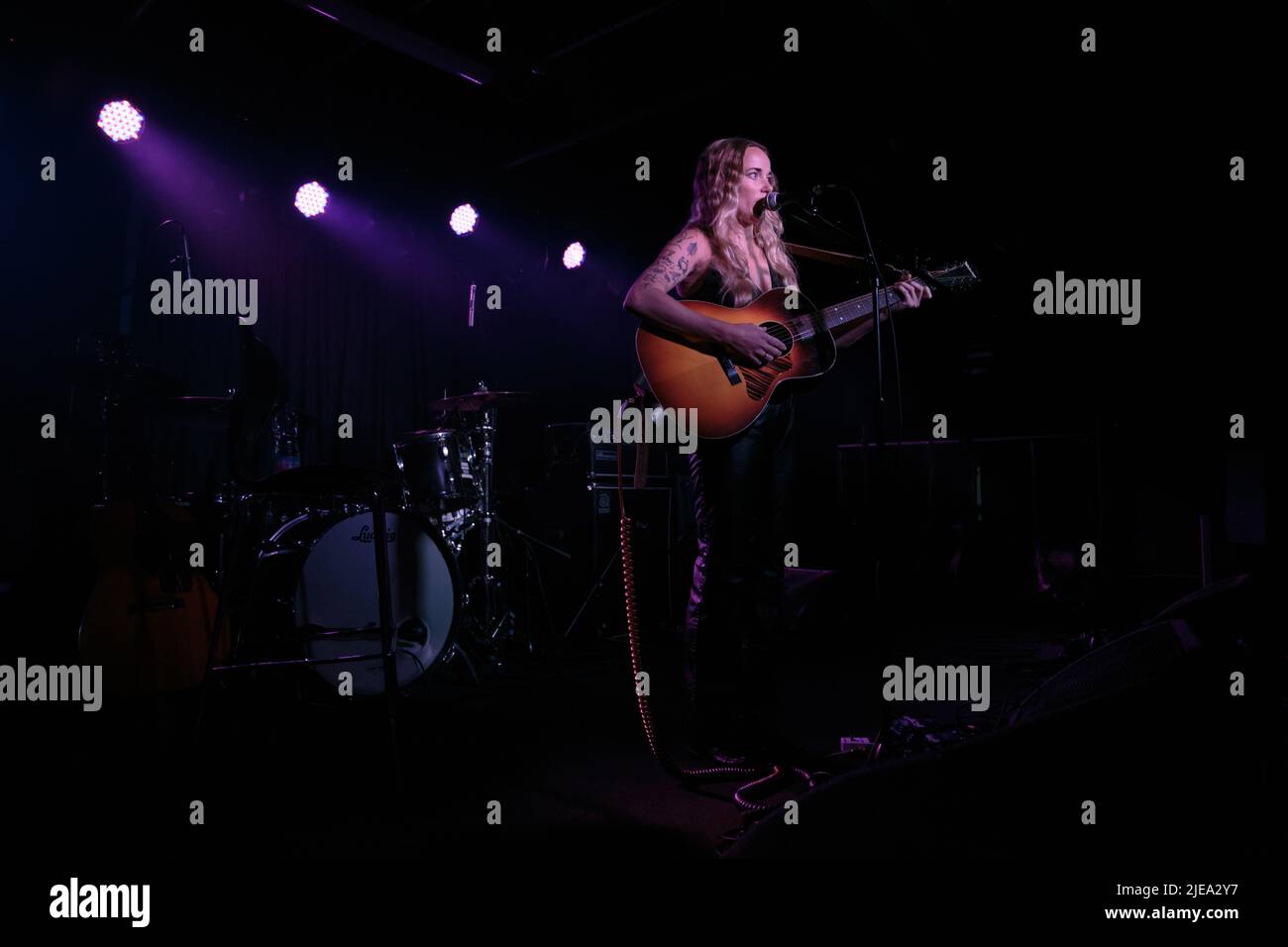 leah blevins, Live at Manchester Academy Uk 24th june 2022 Stock Photo ...