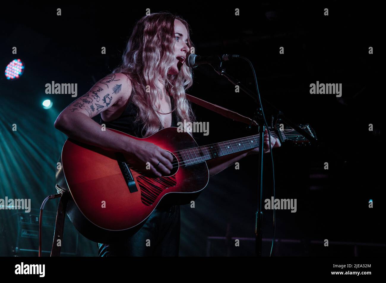 leah blevins, Live at Manchester Academy Uk 24th june 2022 Stock Photo ...