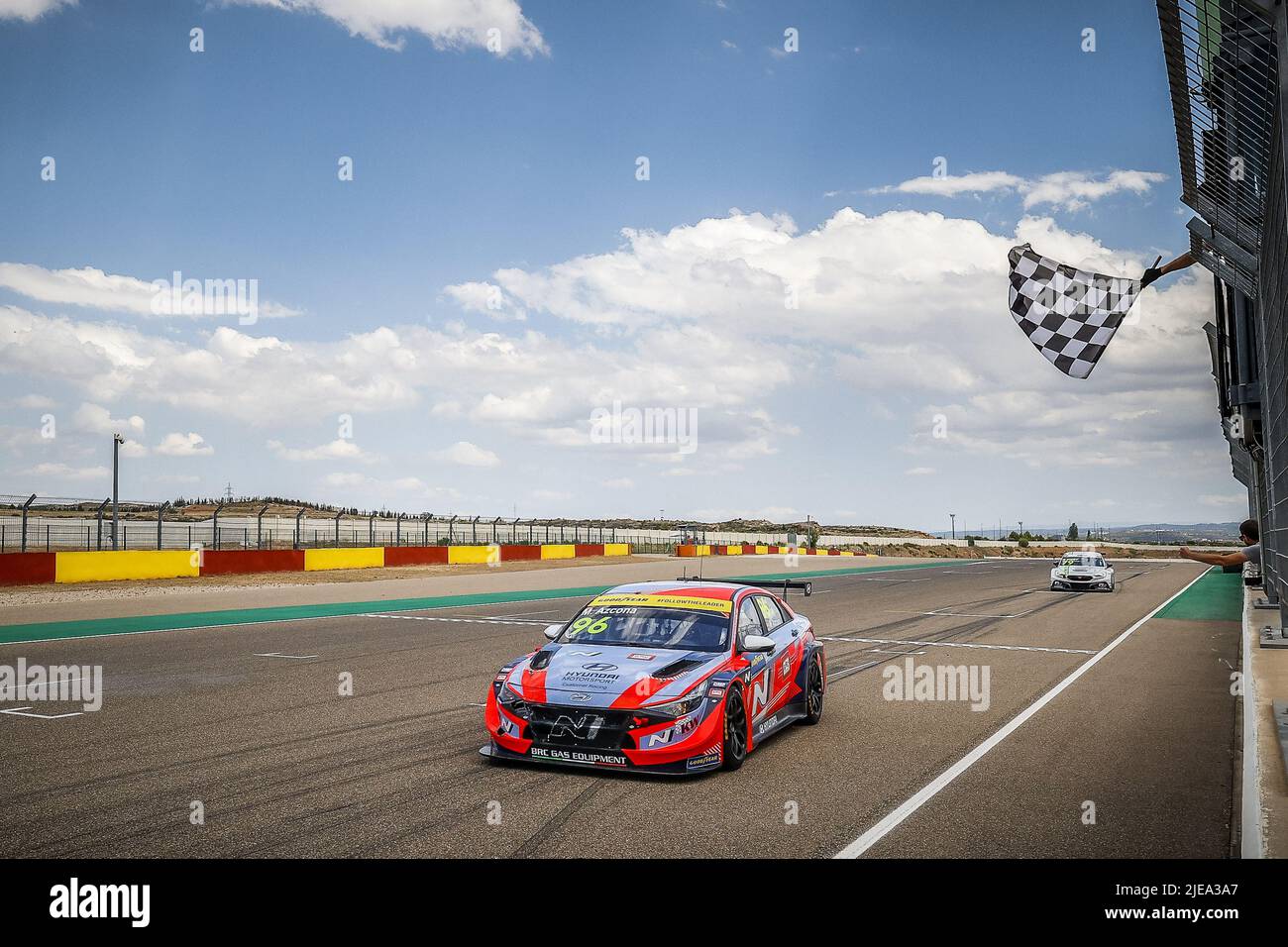 96 AZCONA Mikel (ESP), BRC Hyundai N Squadra Corse, Hyundai Elantra N ...