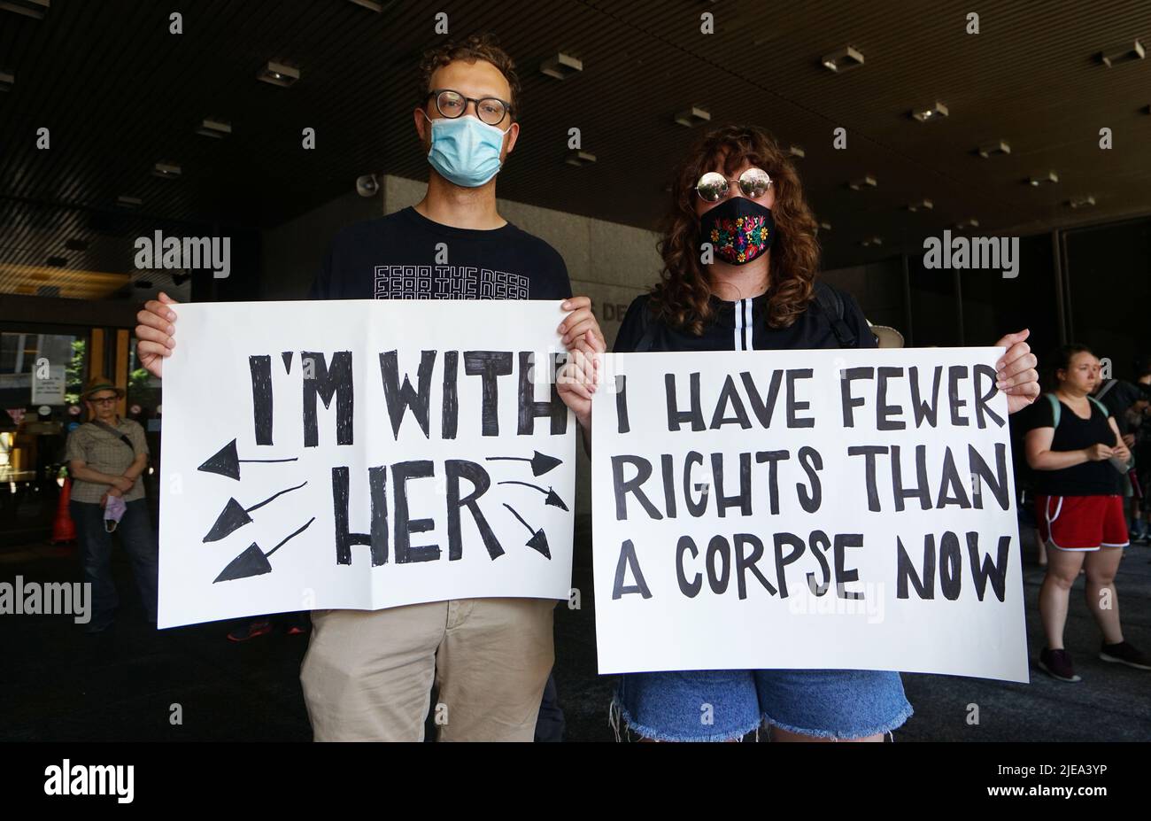 Pro-choice protest demonstration in downtown Montreal.Quebec,Canada ...