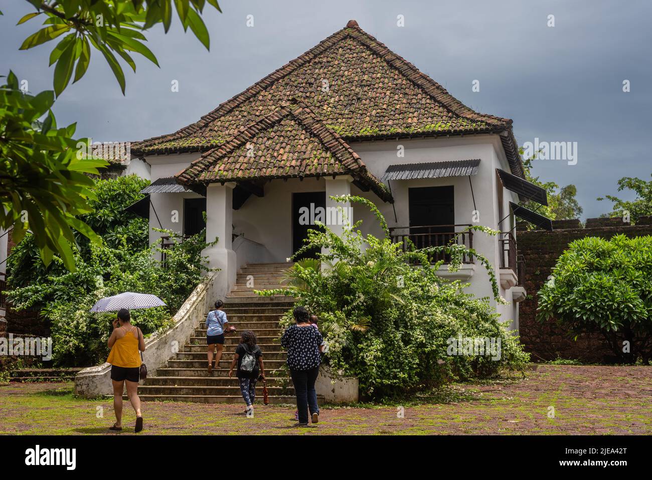Reis Magos Fort Goa India June 25 2022 Interiors of Reis Magos fort in ...