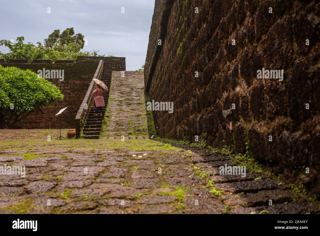 Reis Magos Fort Goa India June 25 2022 Interiors of Reis Magos fort in ...