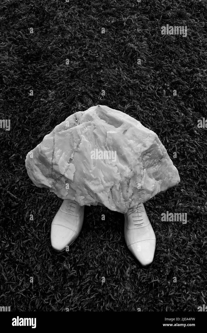 Crushing stone Black and White Stock Photos & Images - Alamy